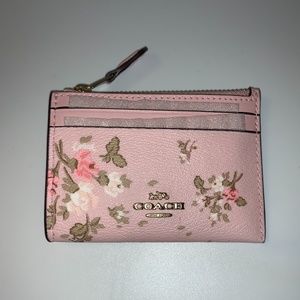 Coach | Bags | Coach Mini Skinny Rose Bouquet Id Case | Poshmark